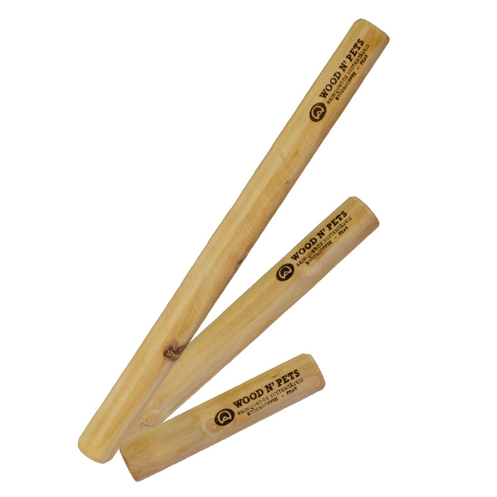 Brinquedo Mordedor Sustentável Madeira De Cafe Para Caes Sabor Coco ...