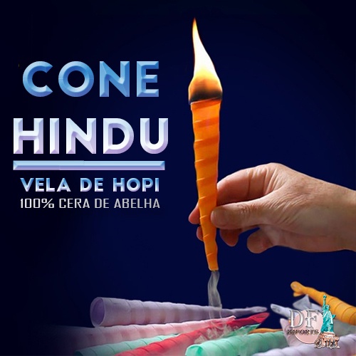 Cone Chines Hindu Velas de Ouvido Hopi (1 Unidade) | Shopee Brasil