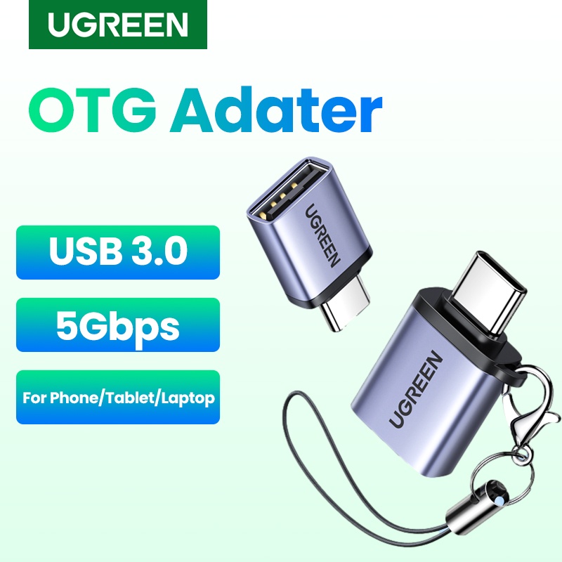 Adaptador Ugreen USB C Tipo Para 3.0 Thunderbolt 3-Cabo OTG Macbook pro Air Samsung S10 S9 ...