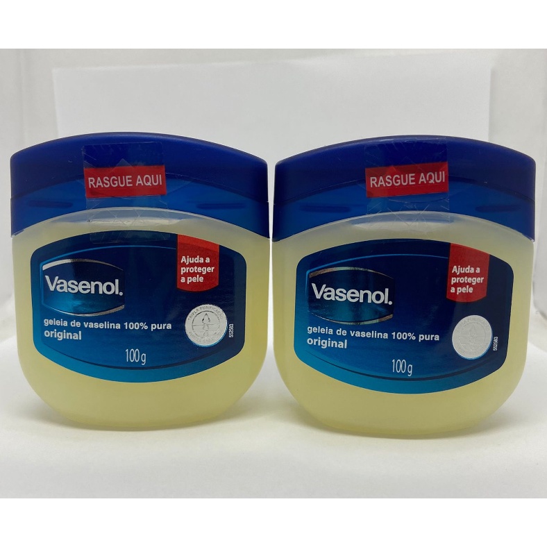 Geleia de Vaselina Original 100% Pura 100G - Vasenol KIT C/2 | Shopee ...