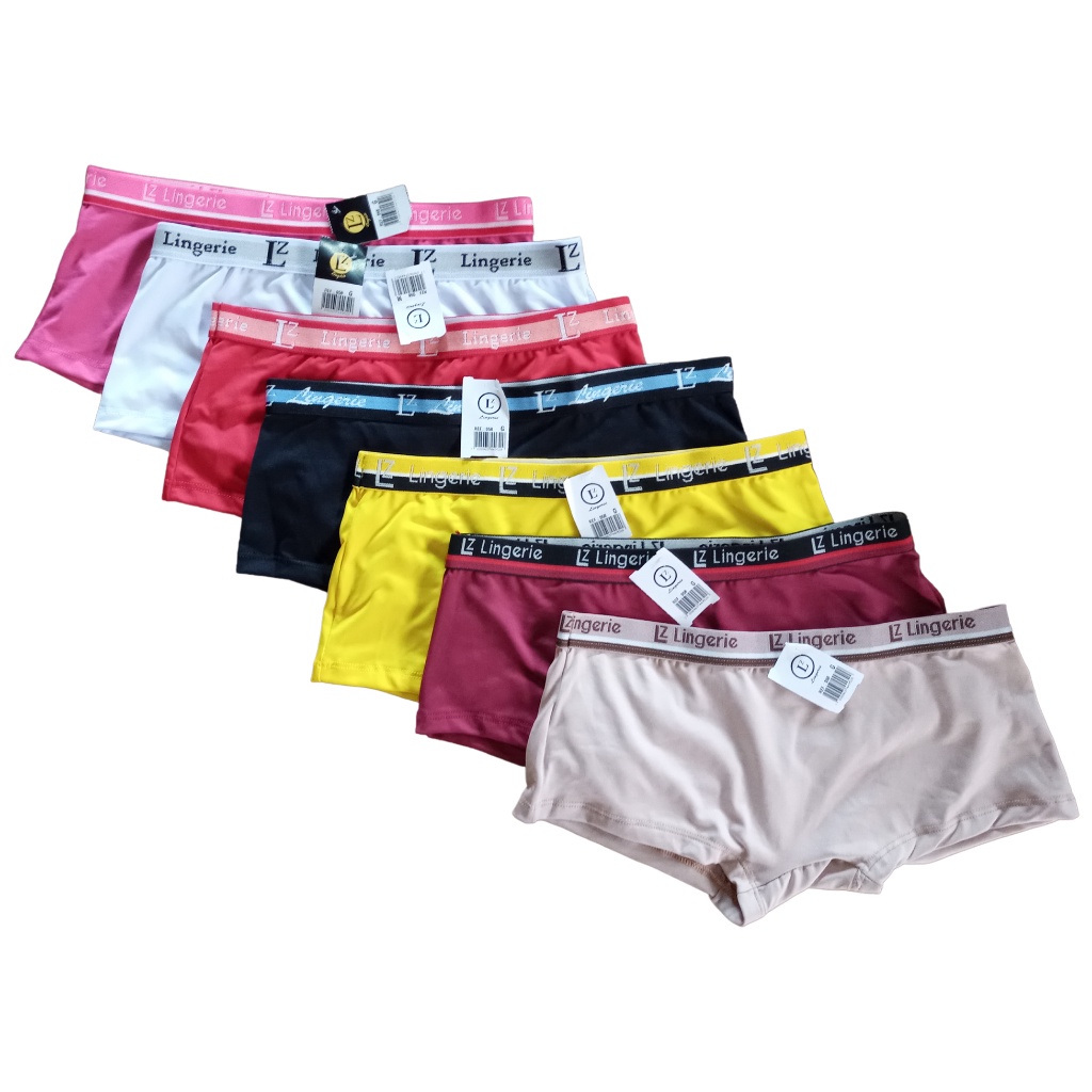 Kit 8 Calcinhas Box Boxer Feminina - Cueca Feminina | Moda Feminina | Atacado | Shopee Brasil