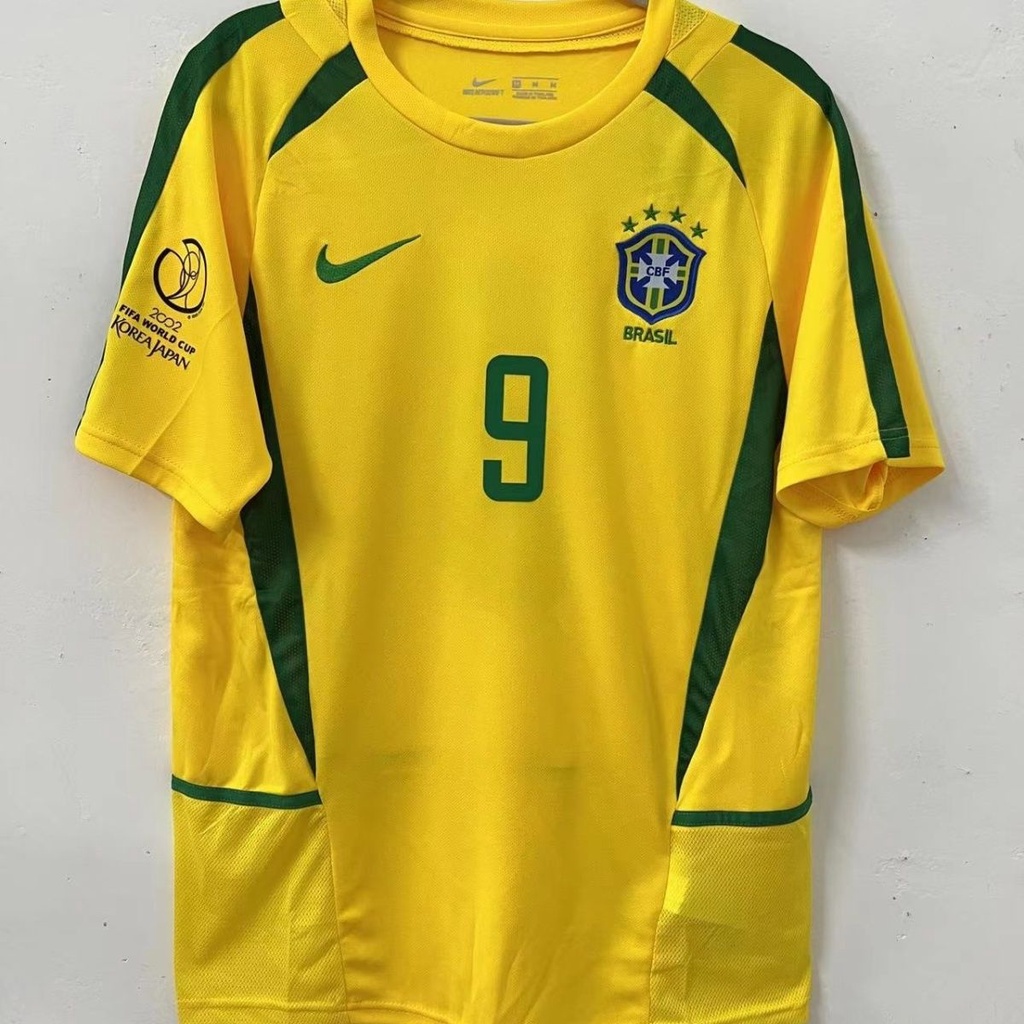 World Cup 2002 Brasil kit Esportivo Para Casa 1 : 1 Qualidade Entrega ...