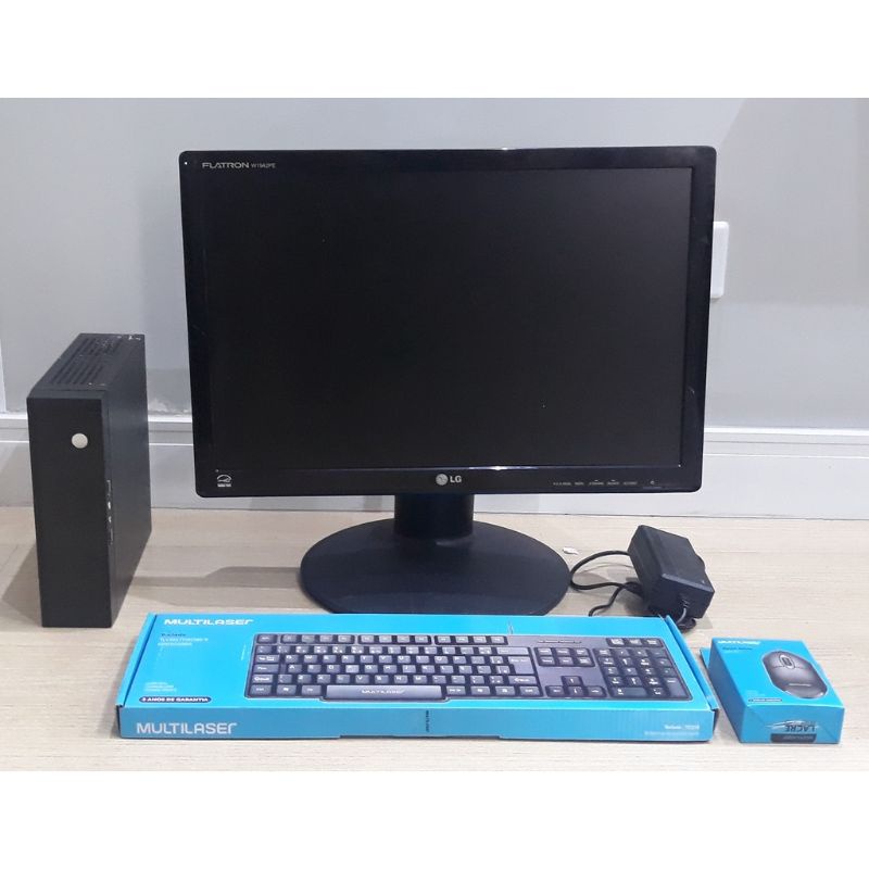 Computador Completo Mini Desktop Intel Celeron 4gb Ram Ssd 120 Gb ...