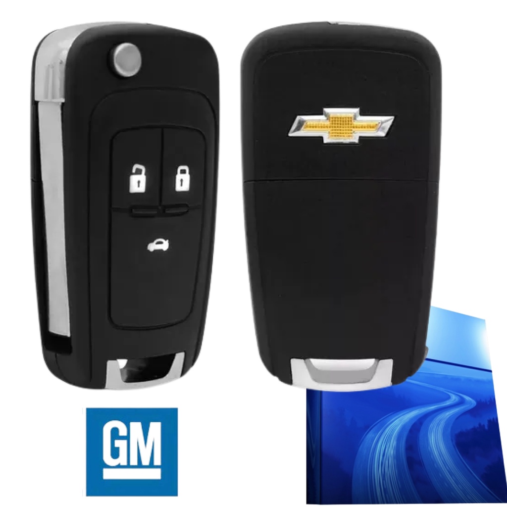 Capa Chave Canivete GM Onix Cruze Cobalt Prisma S10 Montana Spin ...