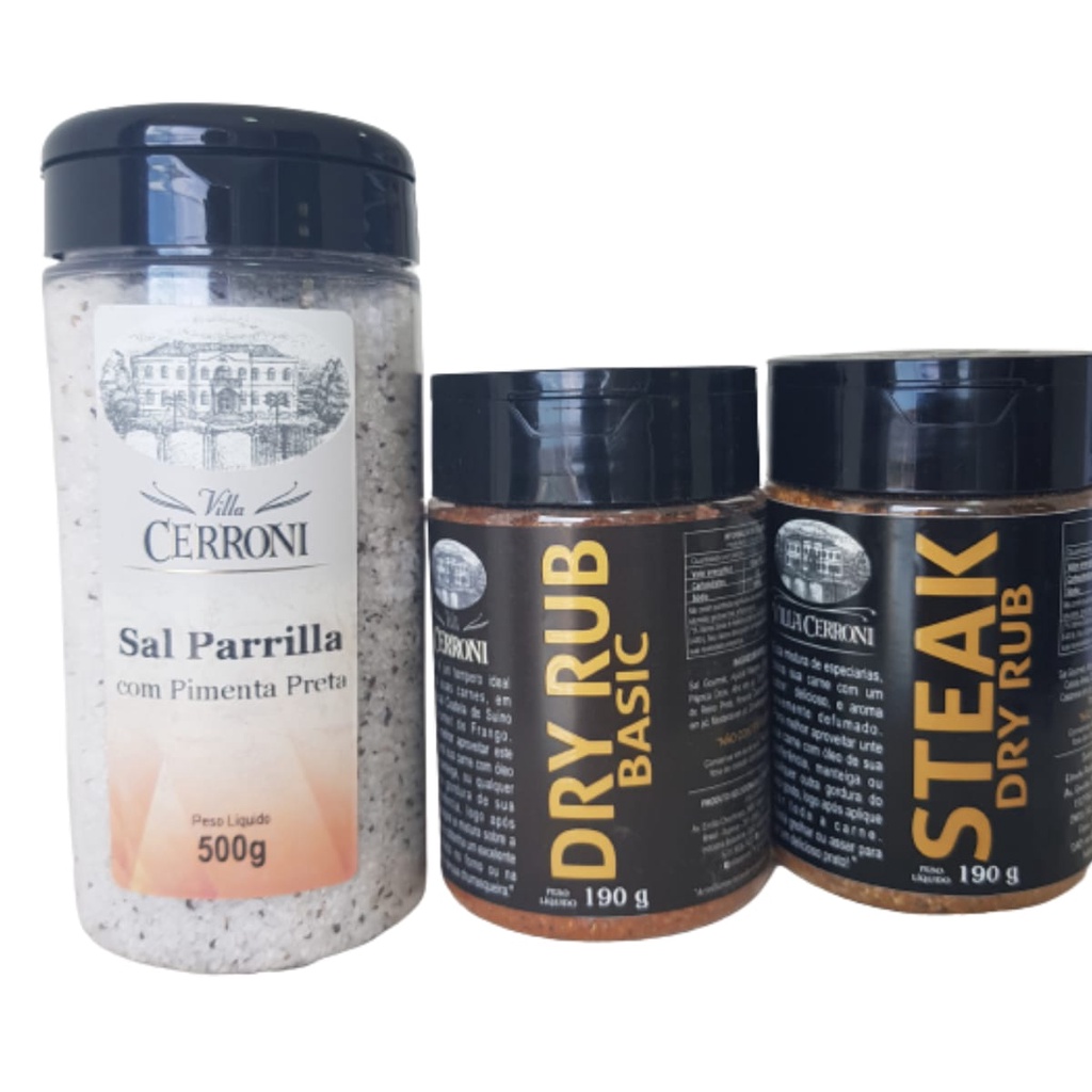 Kit-Sal+Dry-Rub+ do chefe BBQ | Shopee Brasil