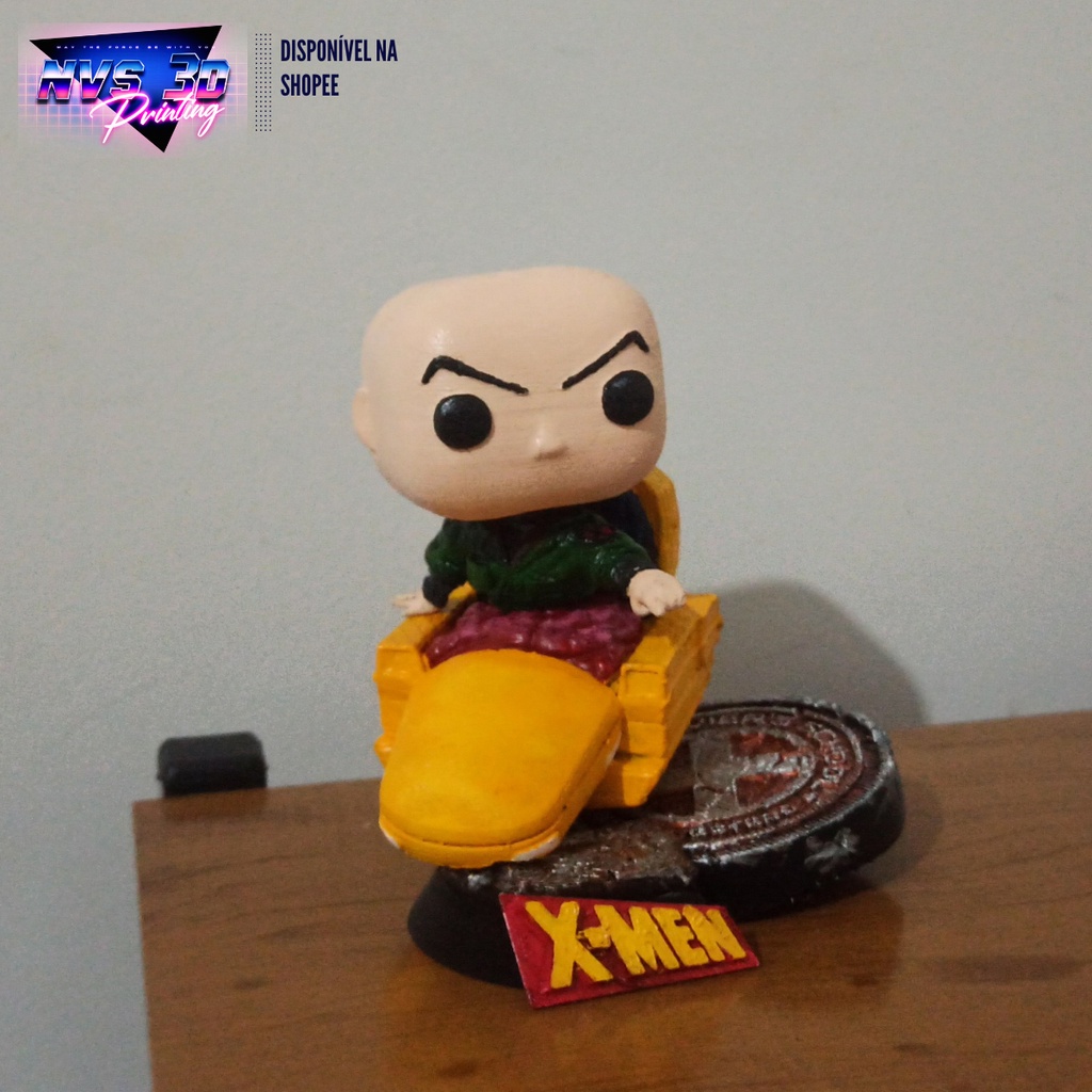 Boneco - Marvel - Xmen - Professor Xavier (Estilo Funko/Chibi) | Shopee ...