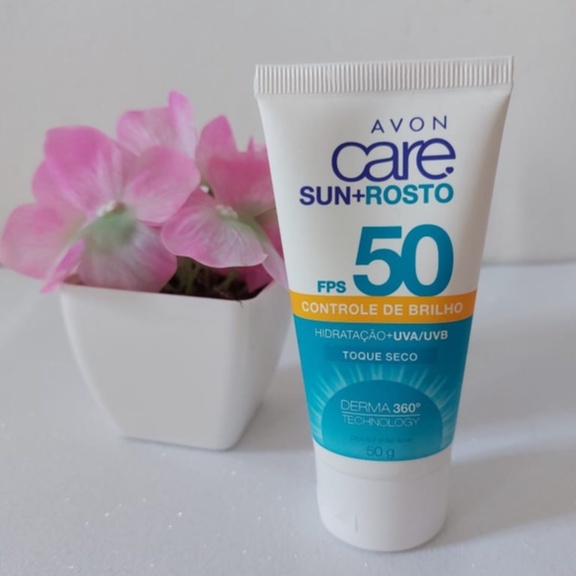 Protetor Solar Facial Toque Seco FPS 50 Avon Care Sun+ 50g | Shopee Brasil