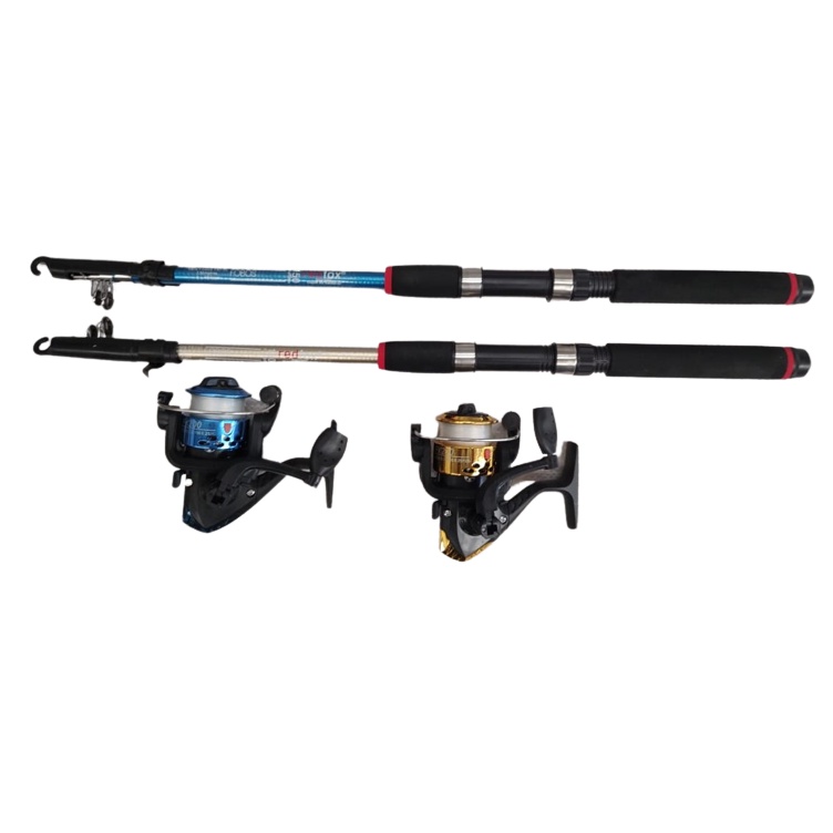 Kit De Pesca Completo Para iniciante 1 Vara Telescópica 1 Molinete com ...
