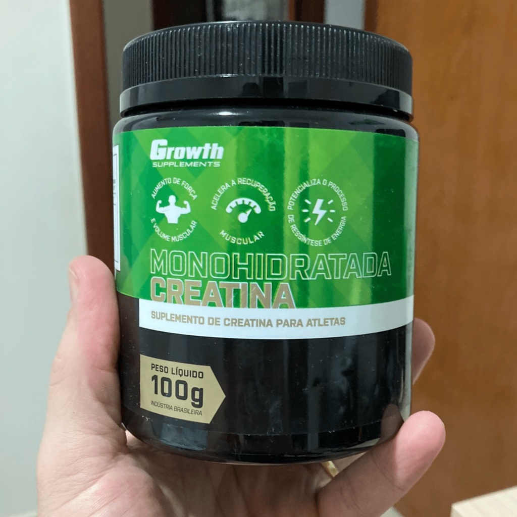 Creatina Monohidratada 100g original - Growth Supplements - Escorrega o ...