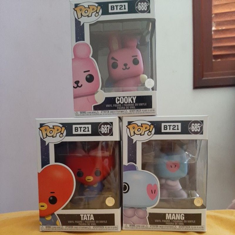 Funko Pop Bt21 Bts Tata Cooky Mang ORIGINAL | Shopee Brasil