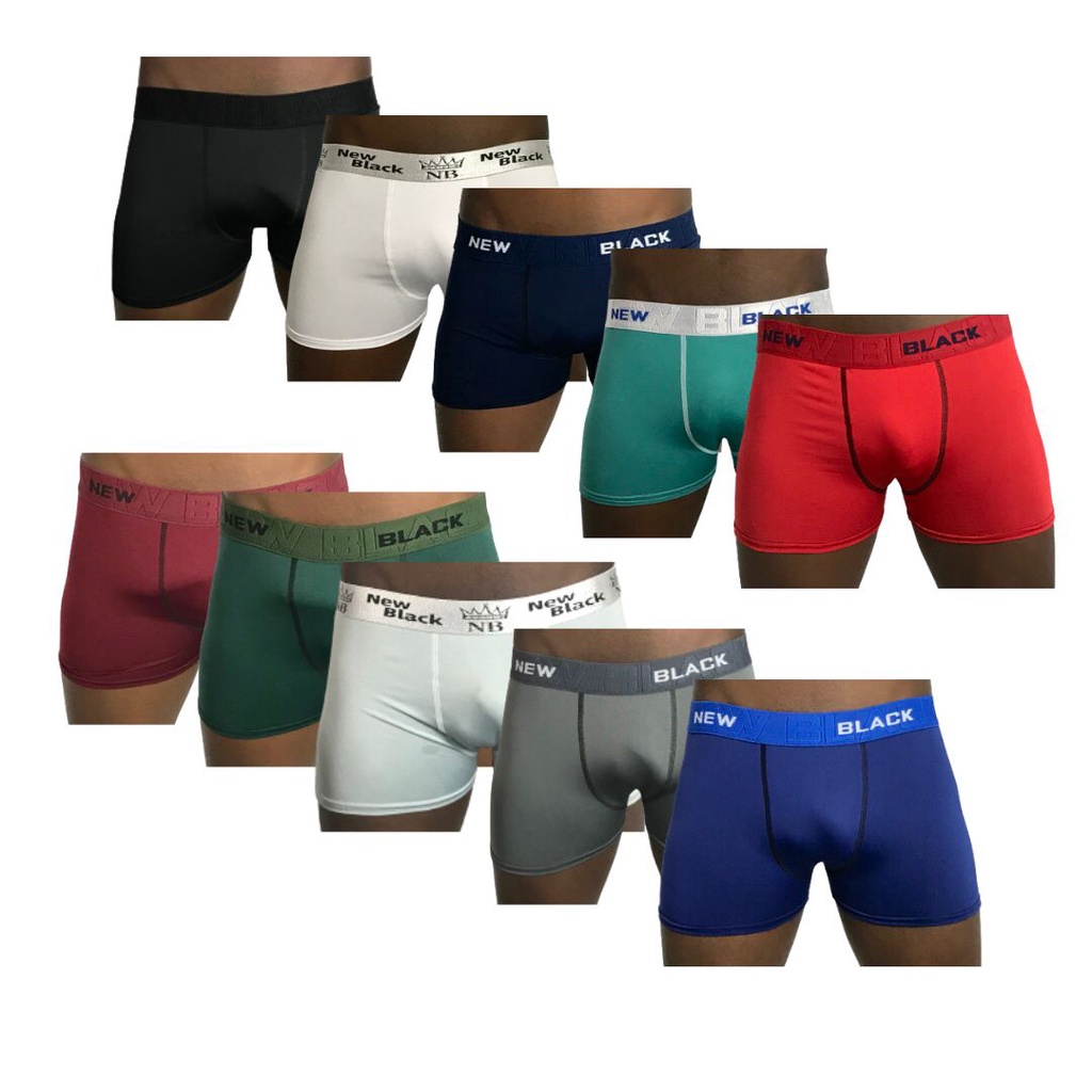 Coecas Box Masculino Microfibra Lisa Kit Com 10 Unidades | Shopee Brasil