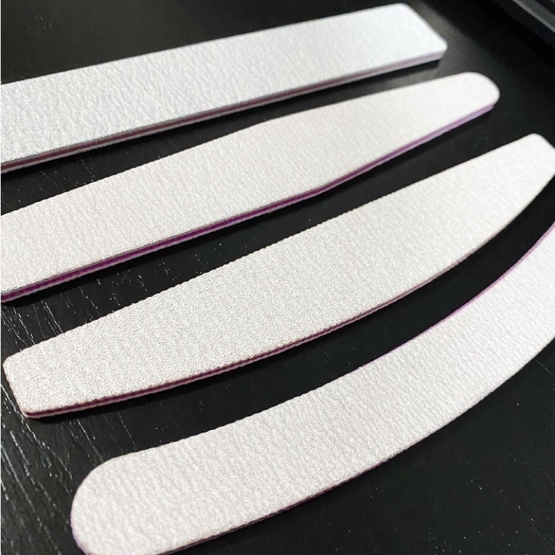 Lixa Banana/Boomerang/Caixa ZEM 100/180 Unha Porcelana Acrygel Fibra ...