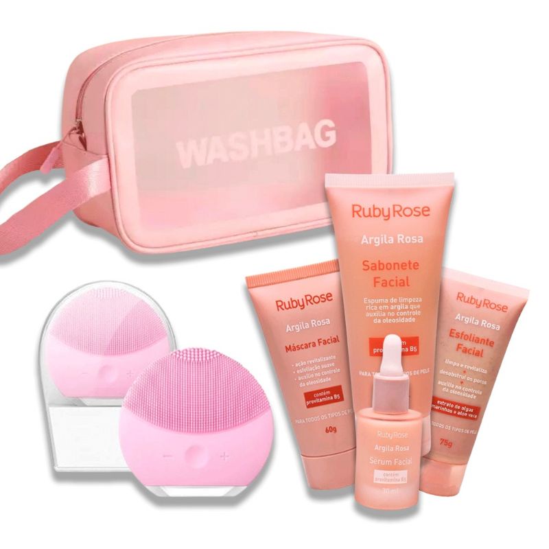 kit skin care/ Ruby rose argila rosa/ kit argila rosa Ruby Rose ...