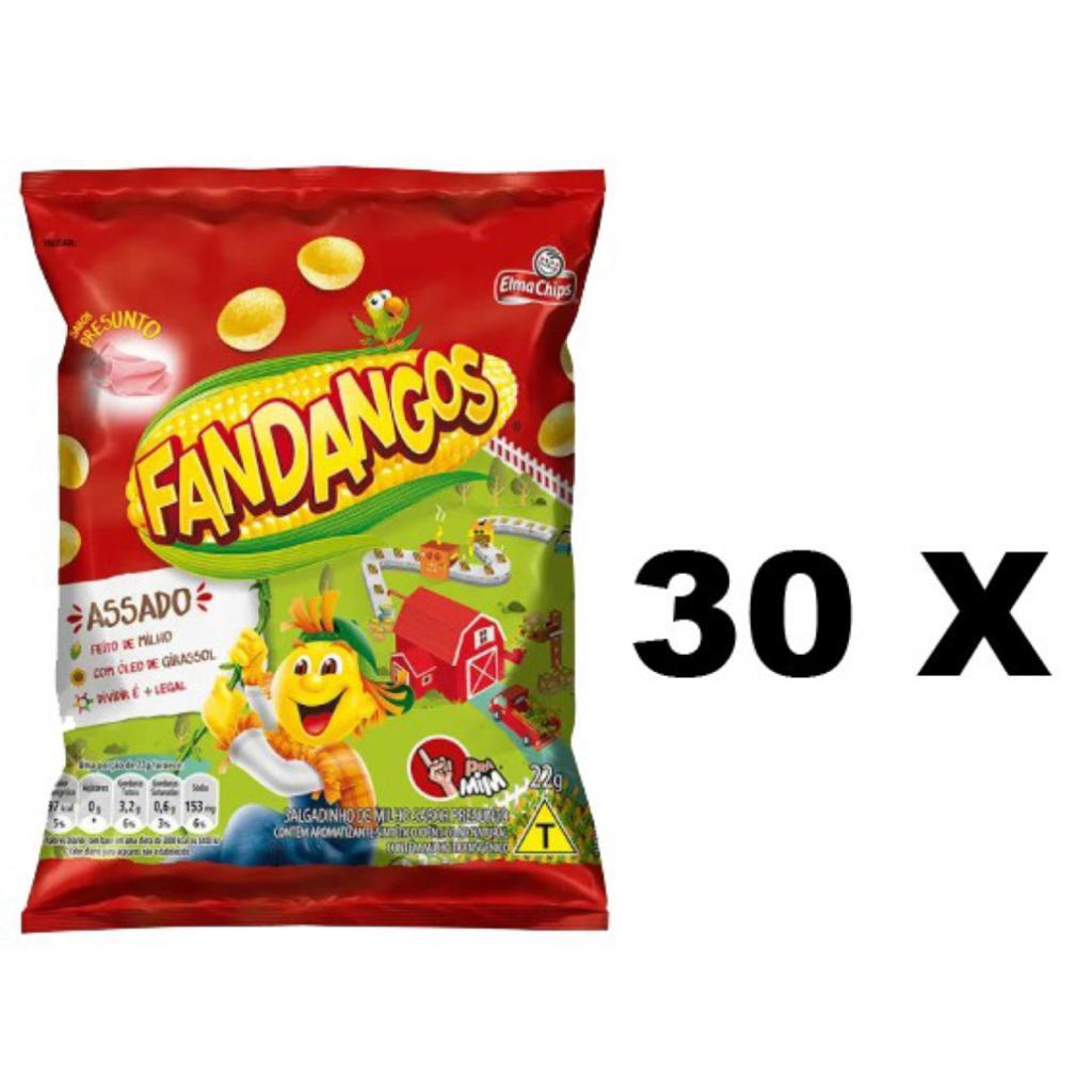 Kit com 30 Unidades de Fandangos 22g Salgadinhos Elma Chips | Shopee Brasil