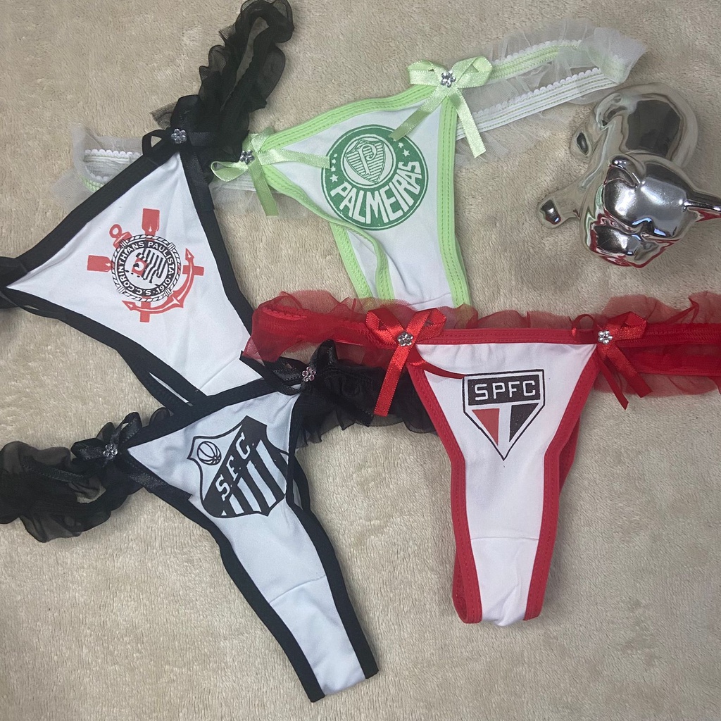 calcinha fio dental sex sexy de time palmeiras corinthians são paulo ...