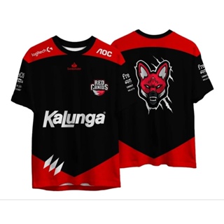 Camisa Camiseta Red Canids 2022 League Of Legends Adulto e Infantil ...