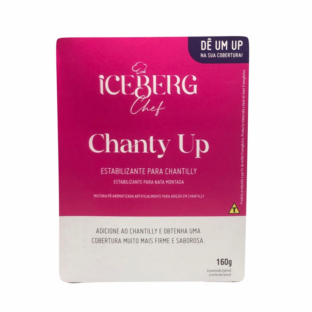 Chantilly Chanty UP Estabilizante para chantilly Iceberg 160g | Shopee ...
