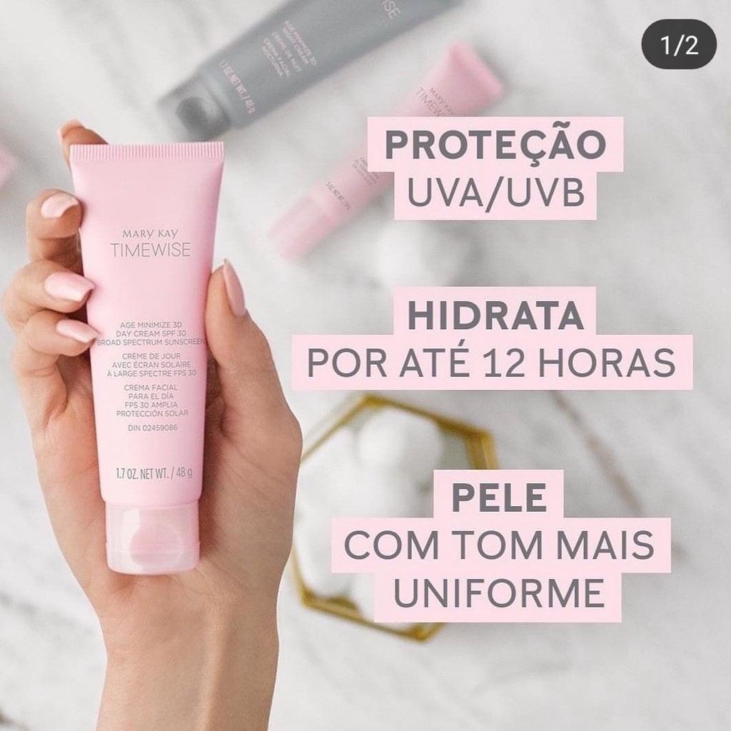 Hidratante Diurno Timewise 3D Mary Kay | Shopee Brasil