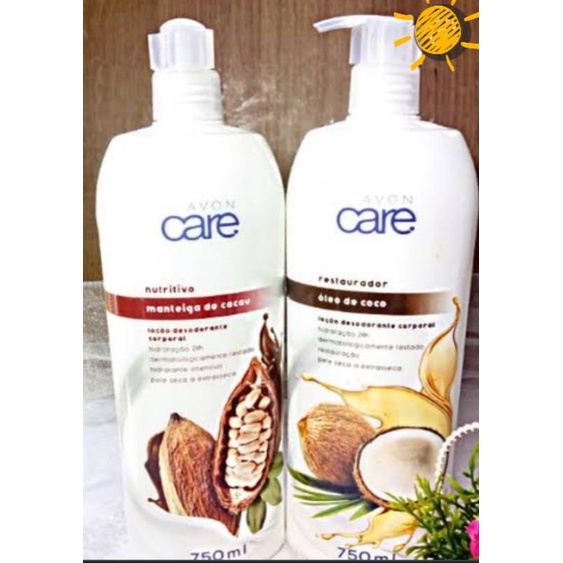 Hidratante Avon de coco e cacau kit 700ml (2 unidades) | Shopee Brasil
