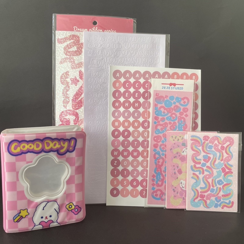 Mini Collector Deco Kit - Rosa (Collect Book e Adesivos) | Shopee Brasil