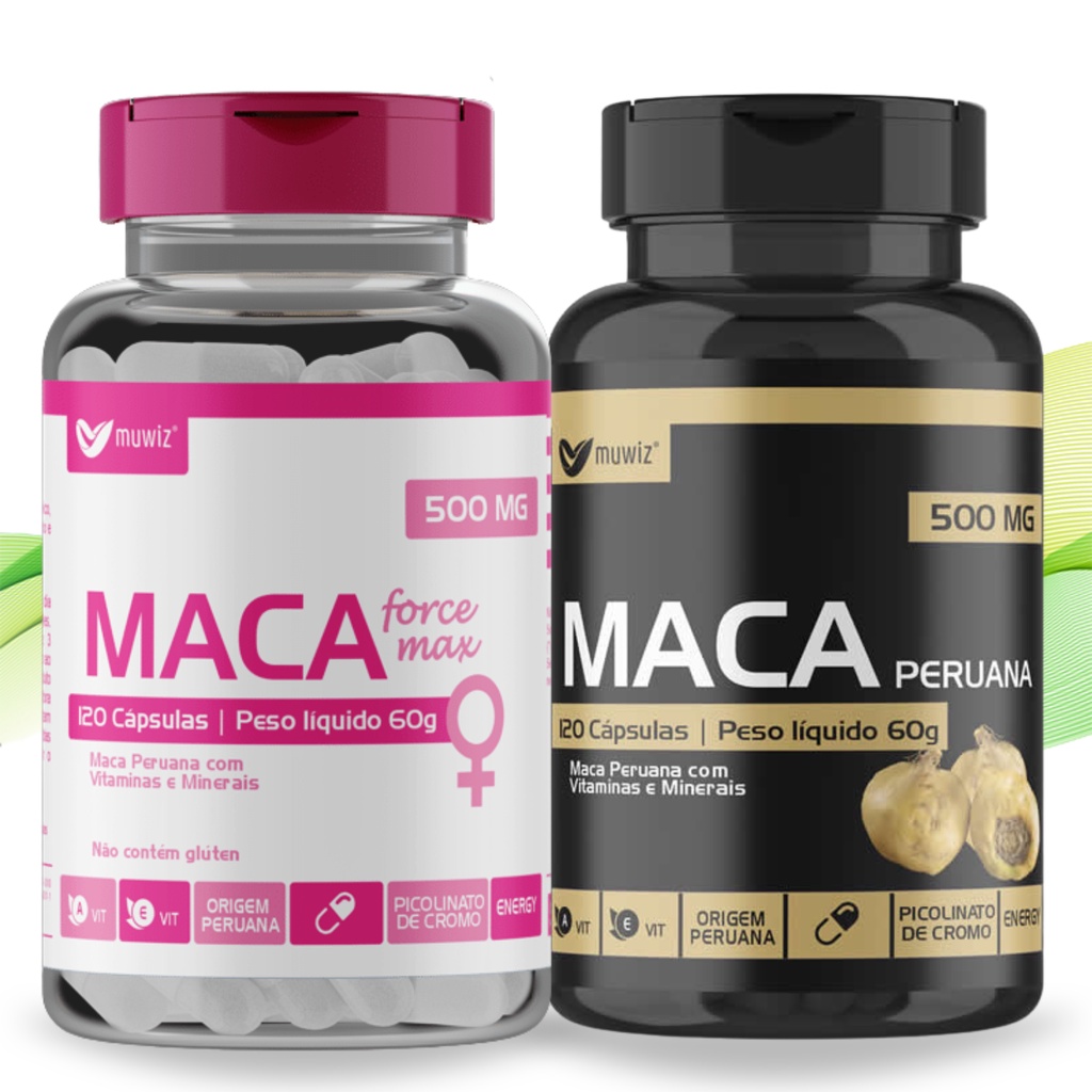 Kit Maca Peruana Negra + Tribullus Terrestris 120 Cápsulas Bionutri ...