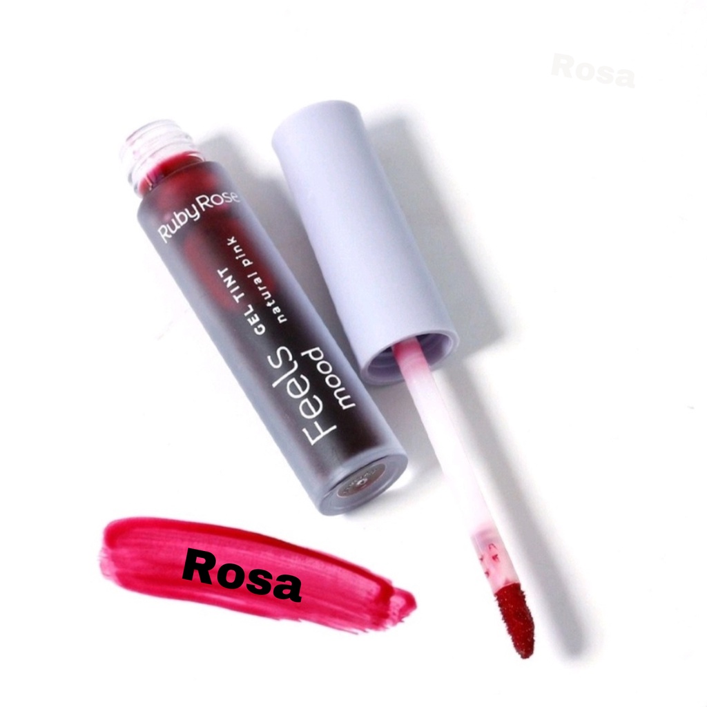 Gel Tint Feels Mood Lip Tint Natural Pink Ruby Rose | Shopee Brasil