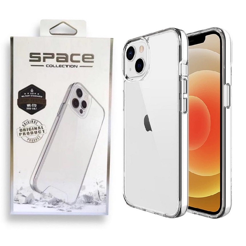 Capa Capinha Space Transparente Anti Impacto TPU Case Apple IPhone 7 8 Plus X/Xs Xr 11 11Pro 12 ...