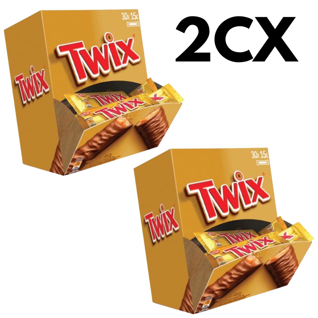 Chocolate Twix 2 Caixa C/30un De 15g | Shopee Brasil