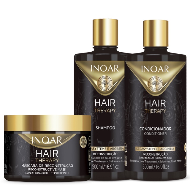 Inoar Kit Hair Therapy Kit Tratamento | Shopee Brasil