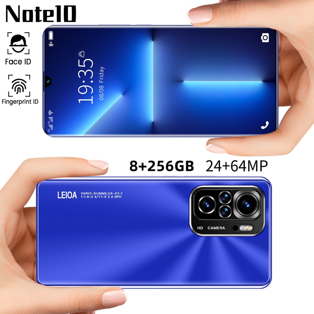 Telefone Barato Android 5G Nova Marca Nota 10 8 256gb | Shopee Brasil