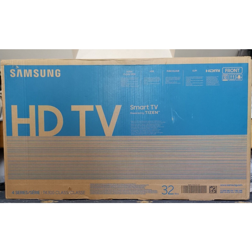 Samsung 32 Inch T4300 LED HD Smart TV | Shopee Brasil