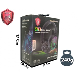 Fone Akz Gamer Com Microfone 3d Led Gm 019 usb | Shopee Brasil