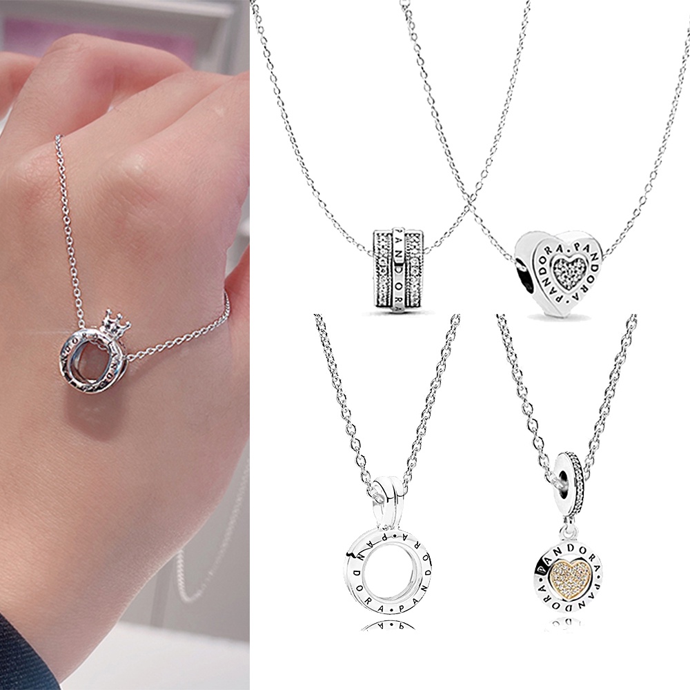 Colar Pendente De Prata 925 para Pandora Com Corrente | Shopee Brasil