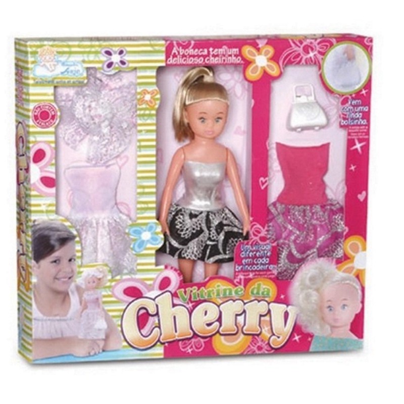 Boneca Vitrine Da Cherry - Anjo Brinquedos | Shopee Brasil