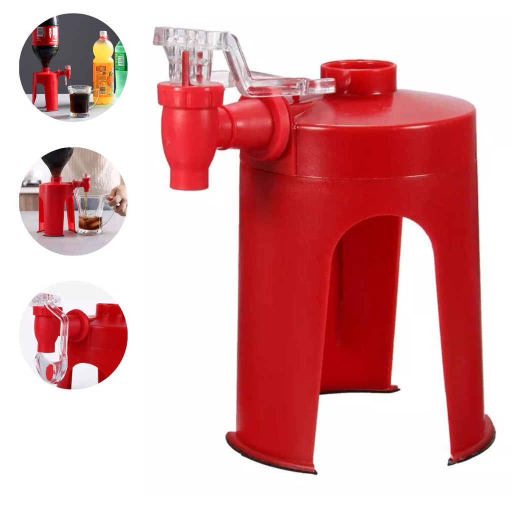 Dispenser De Refrigerante Suco Agua Suporte Com Torneira | Shopee Brasil