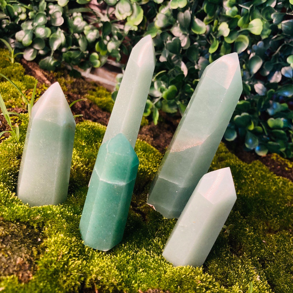 Quartzo Verde Cristal Natural Lapidado | Shopee Brasil