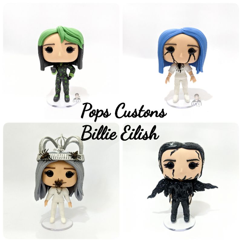 Funko Pop biscuit Billie eilish custom | Shopee Brasil