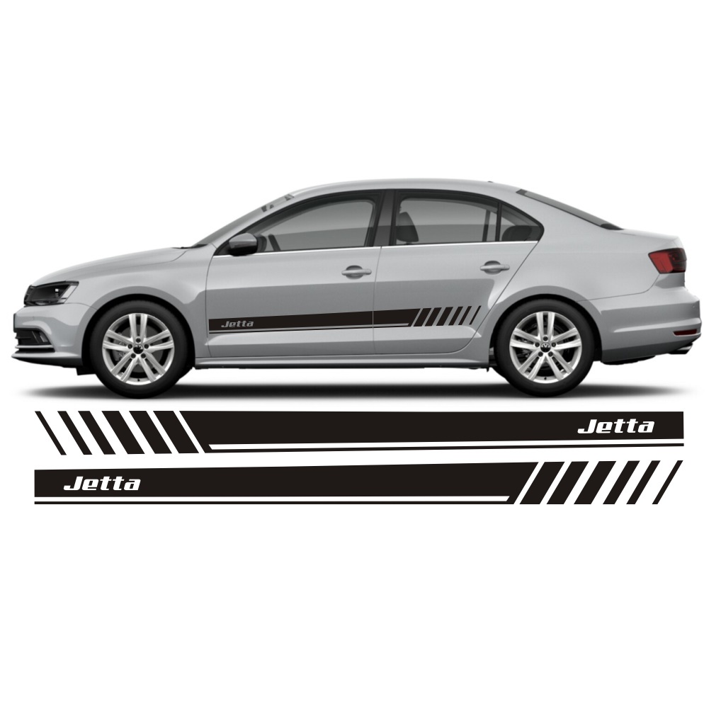 Adesivo Lateral Para Carro Jetta Vw Faixa Colante Je1 Fita Adesiva ...
