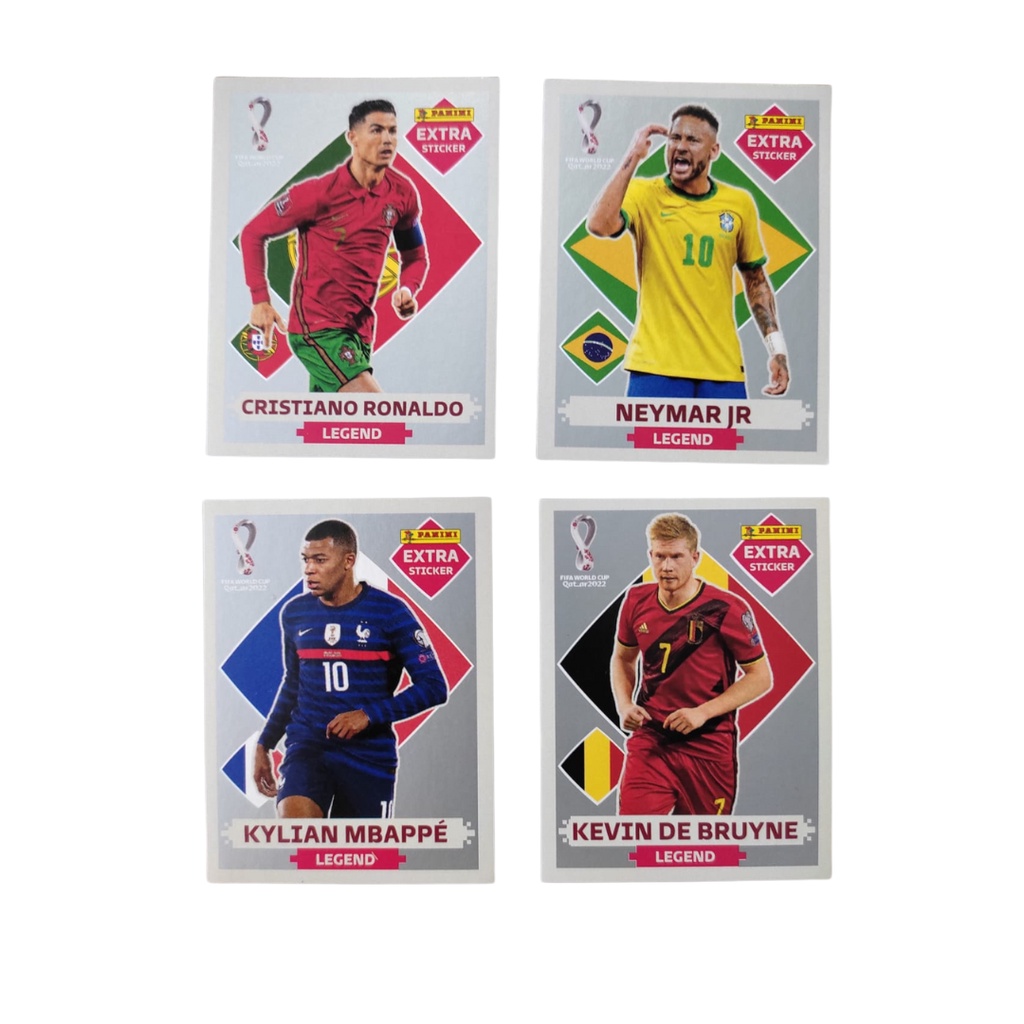 Kit Figurinhas Extra Prata Da Copa Do Mundo 2022 | Shopee Brasil