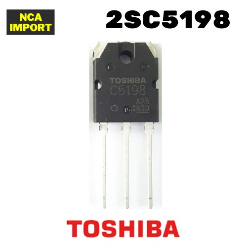 Transistor 2SC5198 5198 Original TOSHIBA 140V 10A | Shopee Brasil