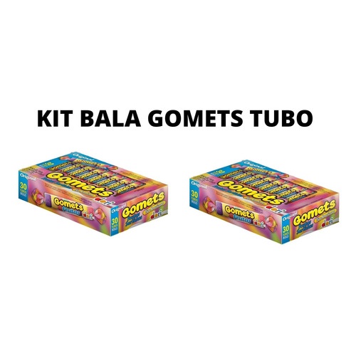 Kit com 2 Display de Jujuba Gomets Tubo Sortidas 30 unidades - DORI ...