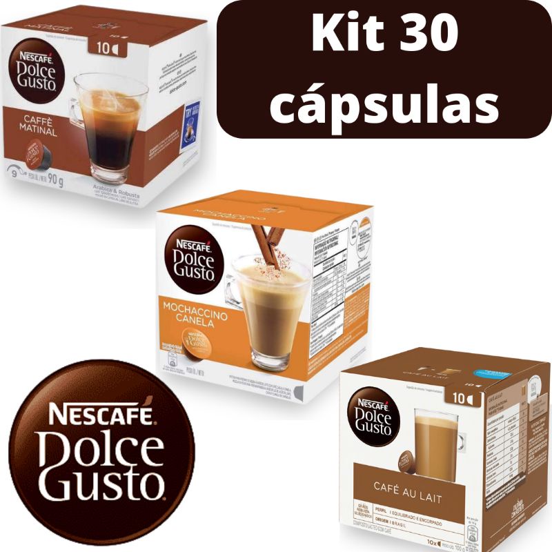 Kit 30 cápsulas Dolce Gusto a Pronta Entrega | Shopee Brasil