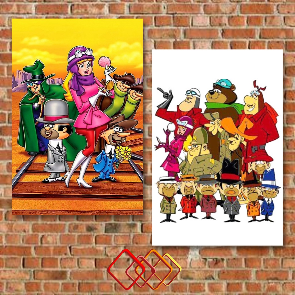 A Corrida Maluca - Quadro Sem Moldura - Placa Decorativa MDF - 20X29 ...
