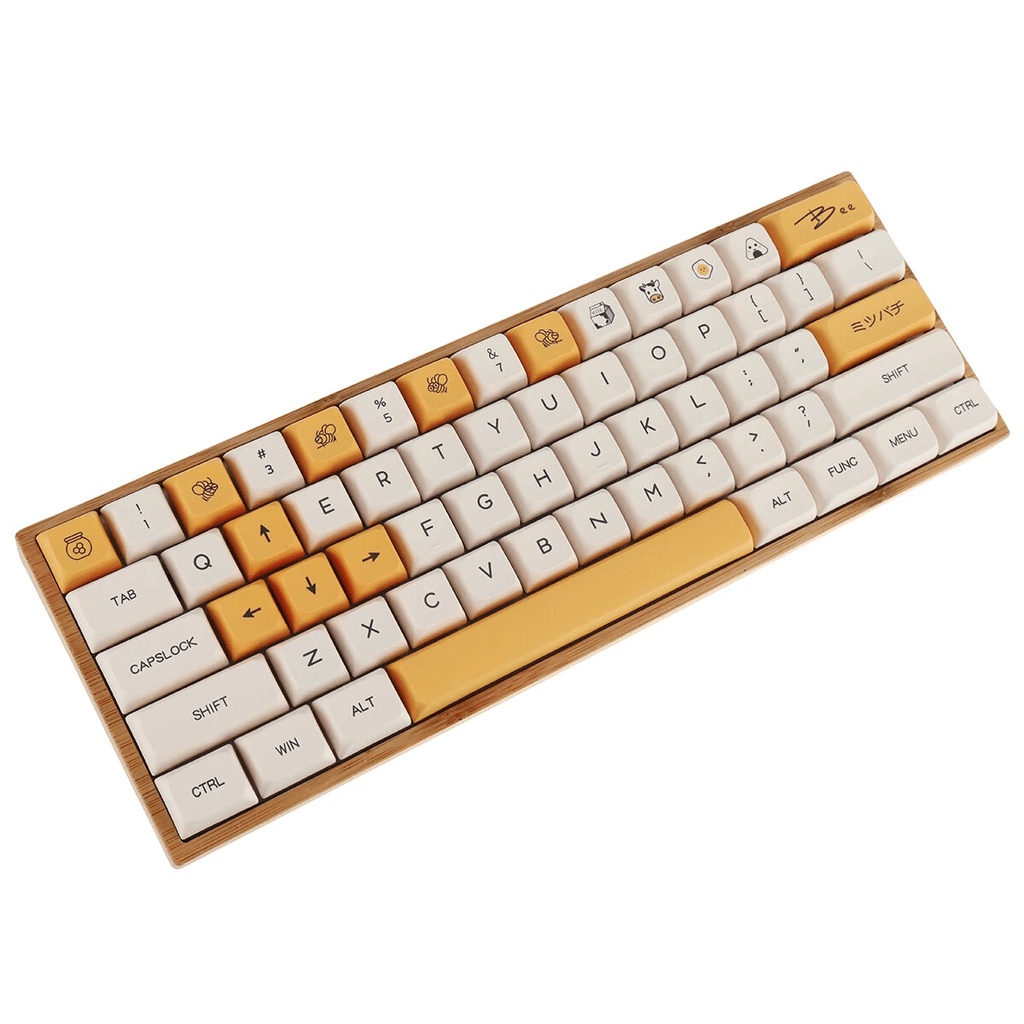 Kit de keycaps personalizadas - Honey Bee - Perfil XDA em PBT - Dye sub ...