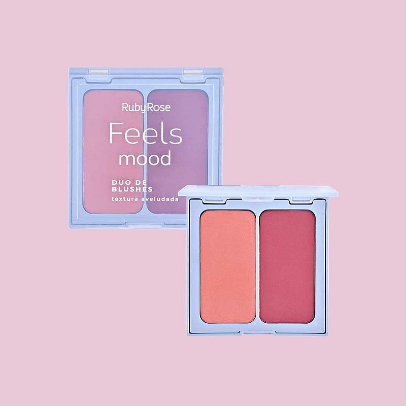 DUO BLUSH FEELS MOOD - RUBY ROSE | Shopee Brasil
