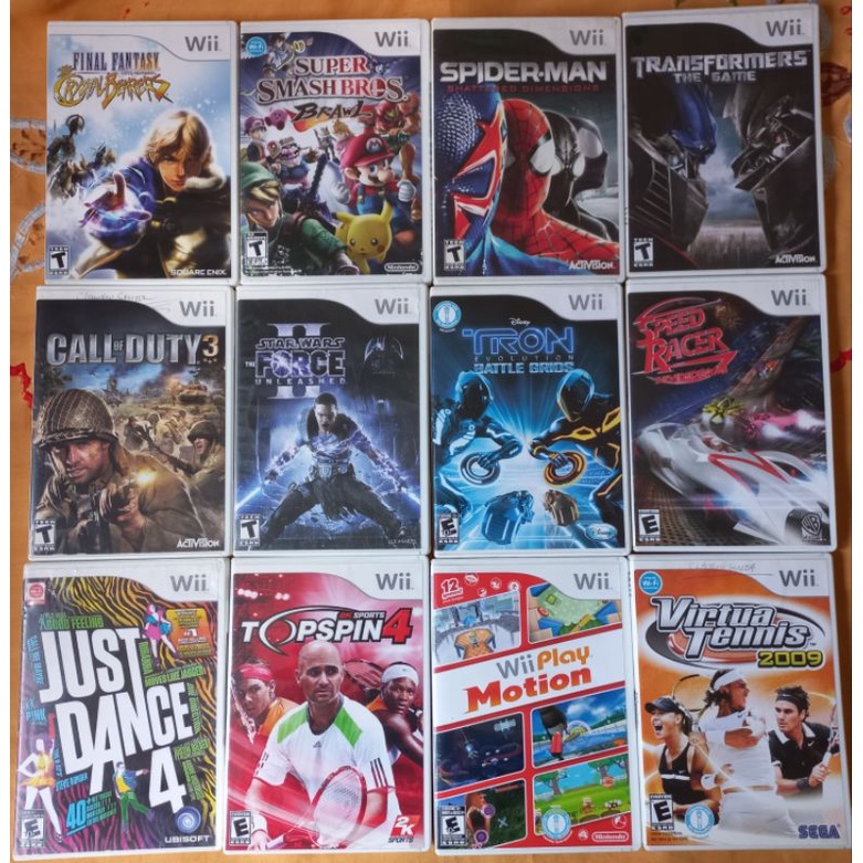 Jogos originais para Nintendo Wii/WiiU | Shopee Brasil
