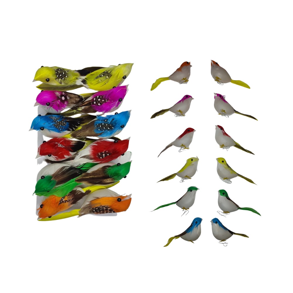 PASSARINHO ARTIFICIAL COM 24 UNID | Shopee Brasil