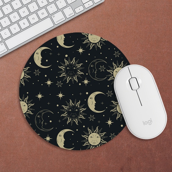 Mouse Pad Místico Esotérico Lua e Sol | Shopee Brasil