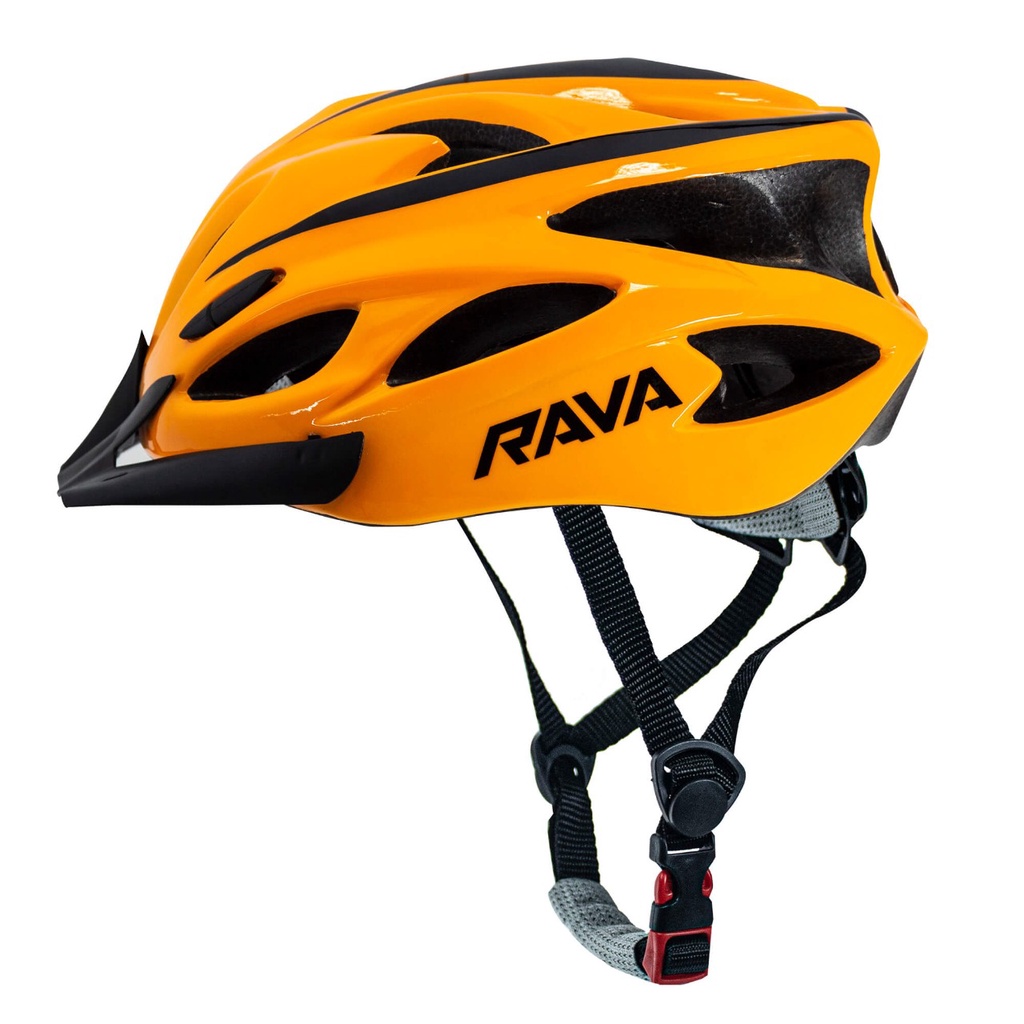CAPACETE CICLISMO RAVA SPACE NEW V-012 C/VISEIRA - LARANJA | Shopee Brasil