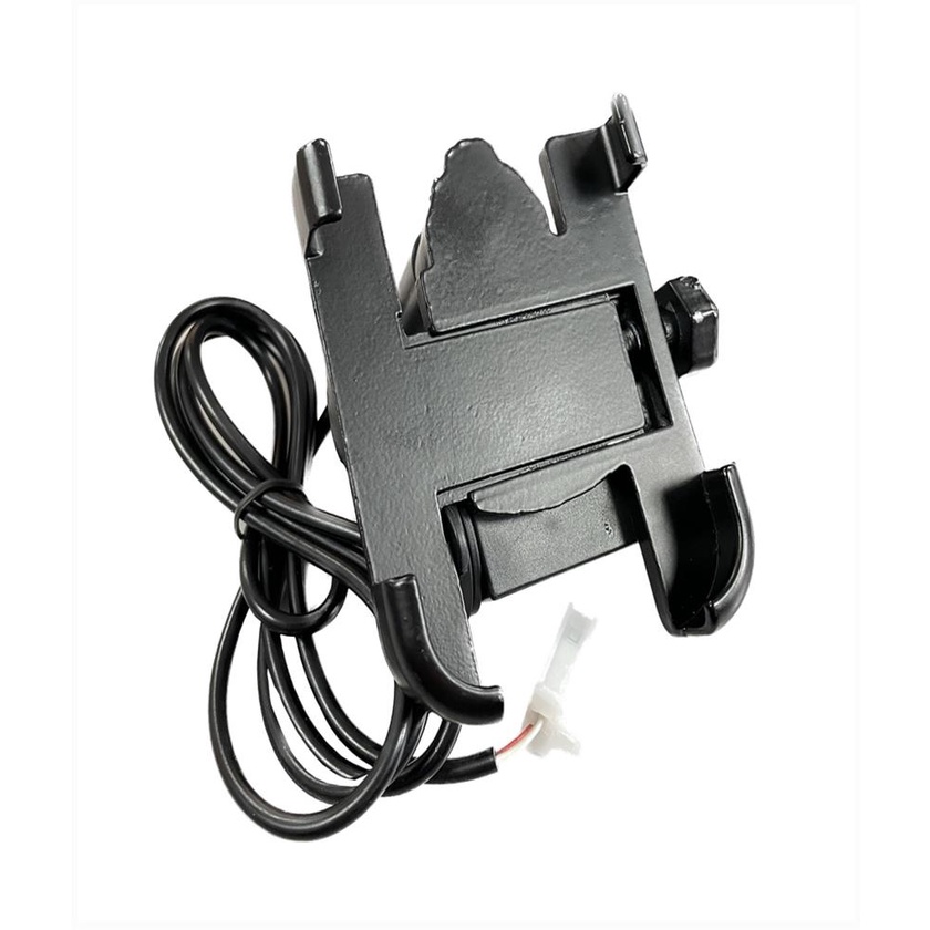 SUPORTE CELULAR FERRO CARREGADOR USB SERVE EM MOTO MOTOCICLETA BIKE | Shopee Brasil